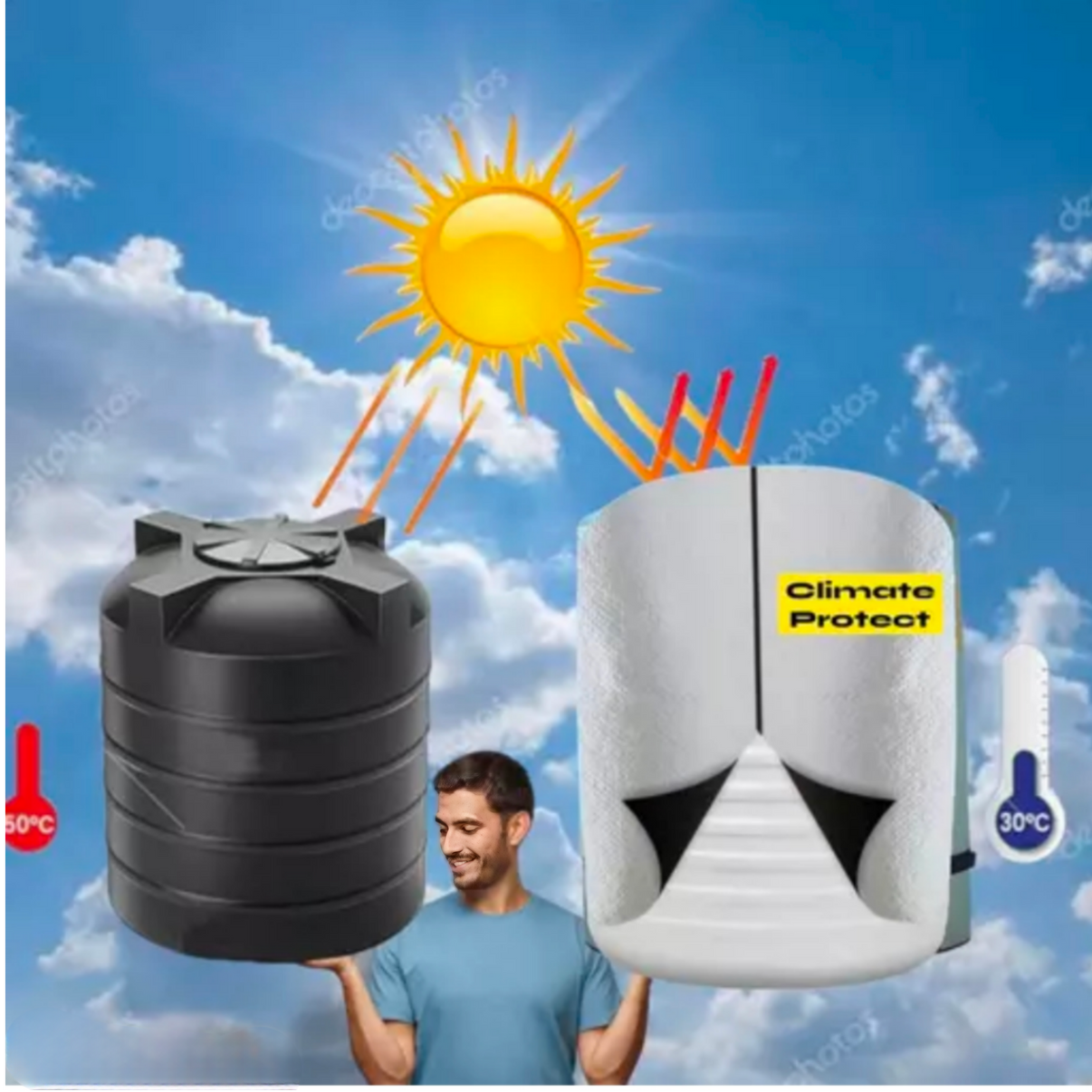 ️ Season End Sale 🏷️ -Climate Protect Water Tank Insulation Cover – vkcart